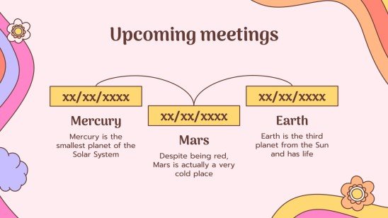 Groovy 60s Organizer | Google Slides & PowerPoint