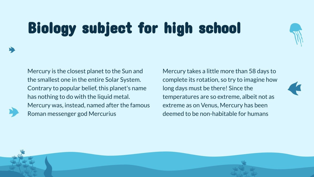 Biodiversity of Deep Ocean Ecosystems | Google Slides & PPT