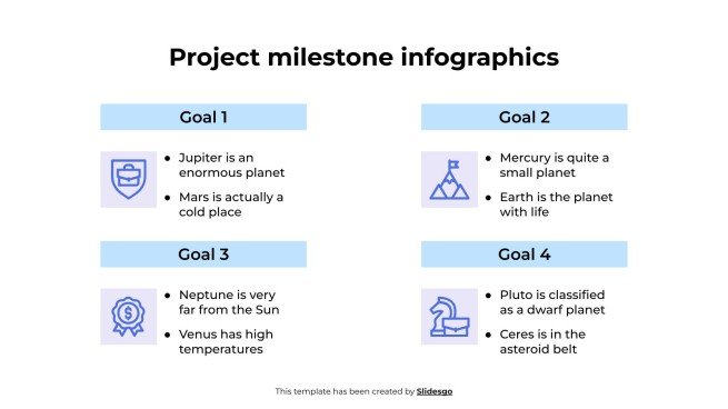Project Milestone Infographics | Google Slides & PowerPoint