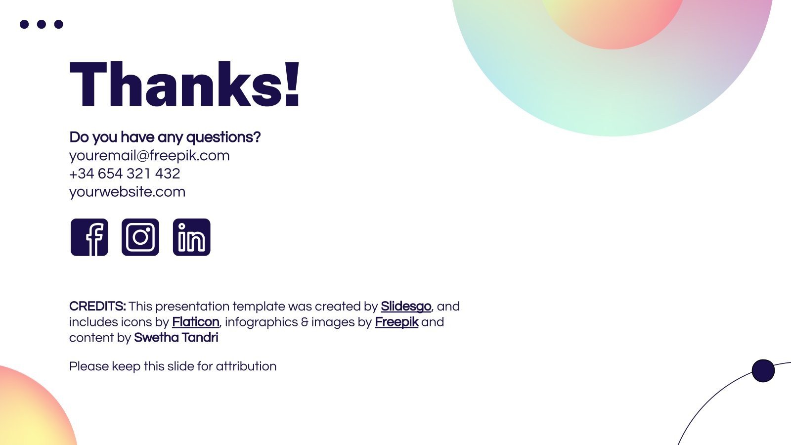 Parts of a Circle | Google Slides & PowerPoint template