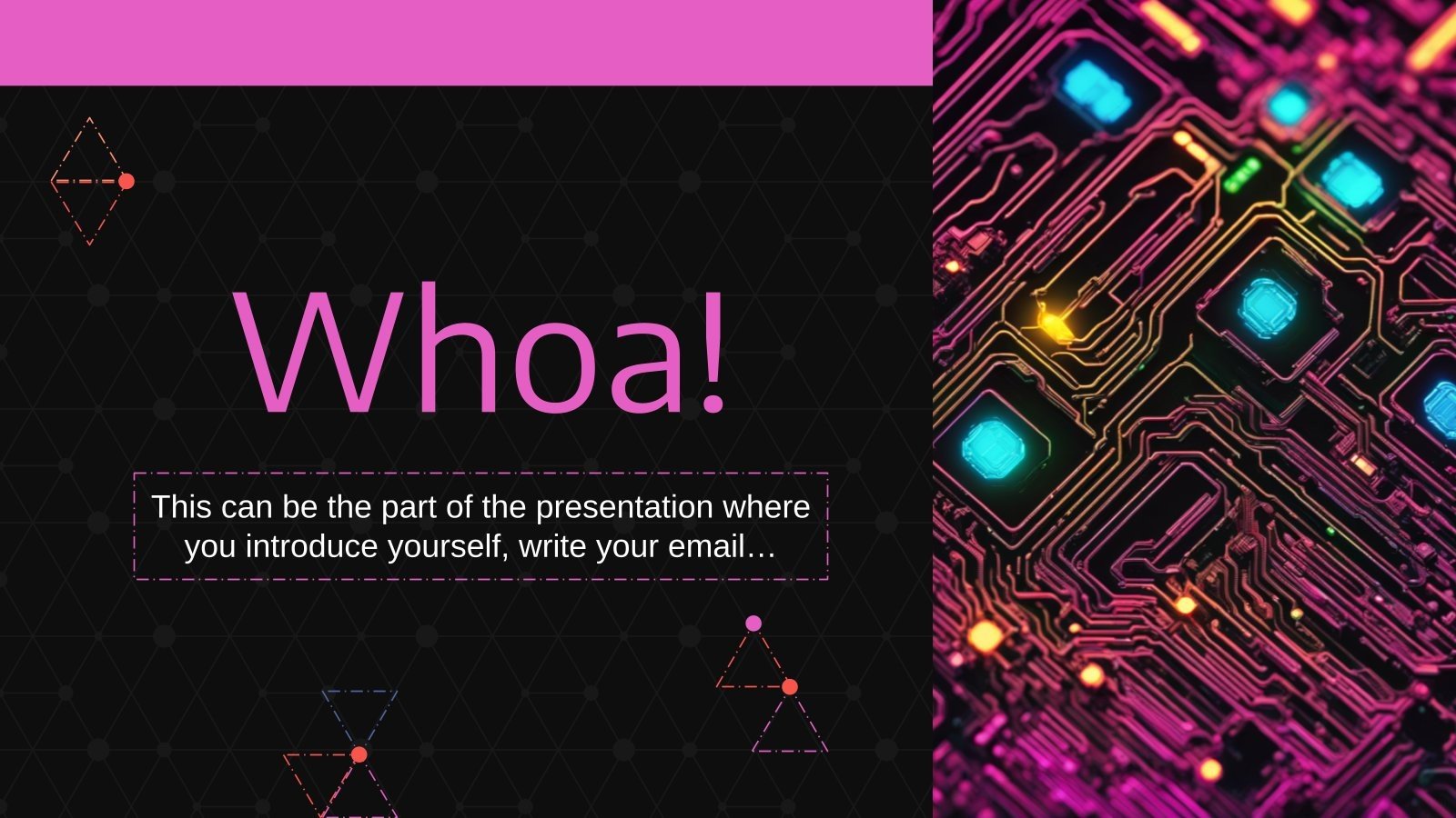 Abstract Tech Style Theme on Artificial Intelligence