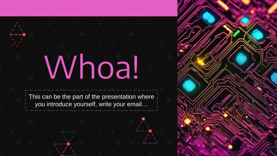 Abstract Tech Style Theme on Artificial Intelligence