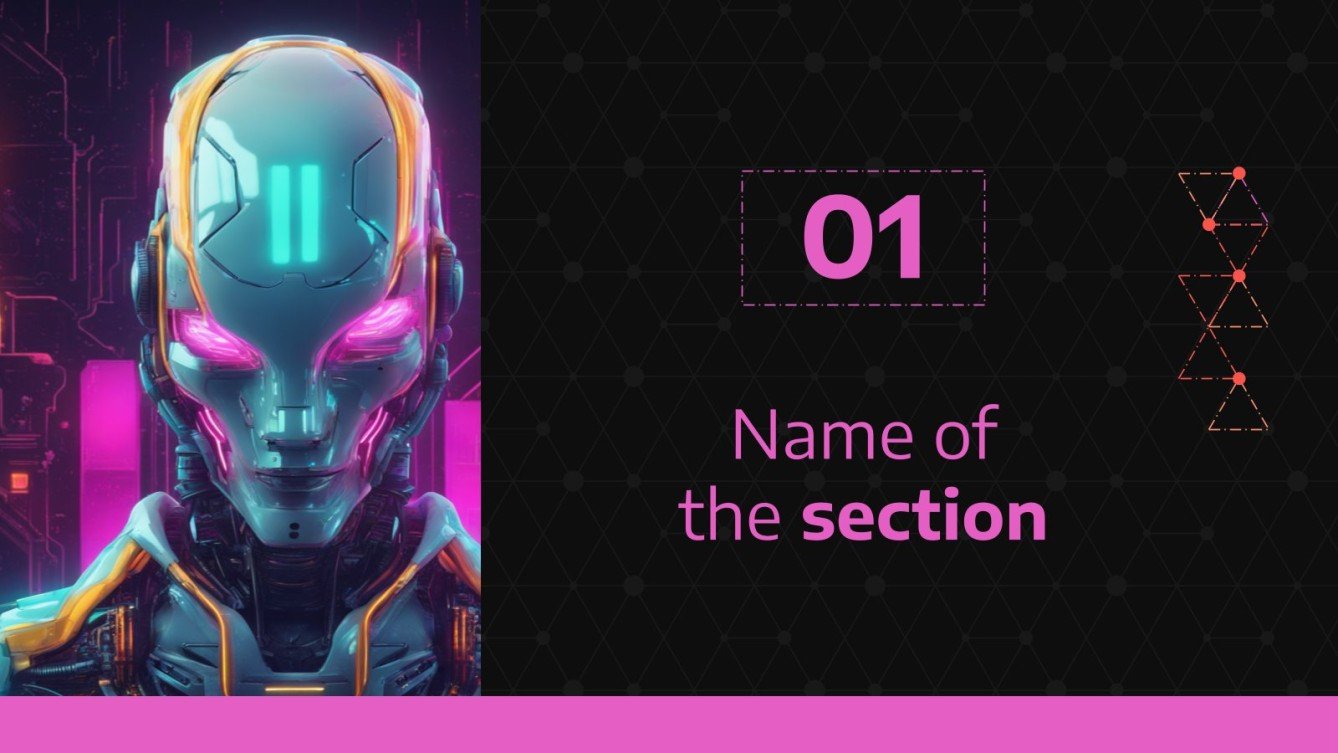 Abstract Tech Style Theme on Artificial Intelligence