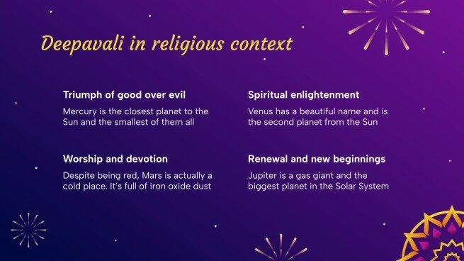 Cultural Significance of Deepavali | Google Slides & PPT