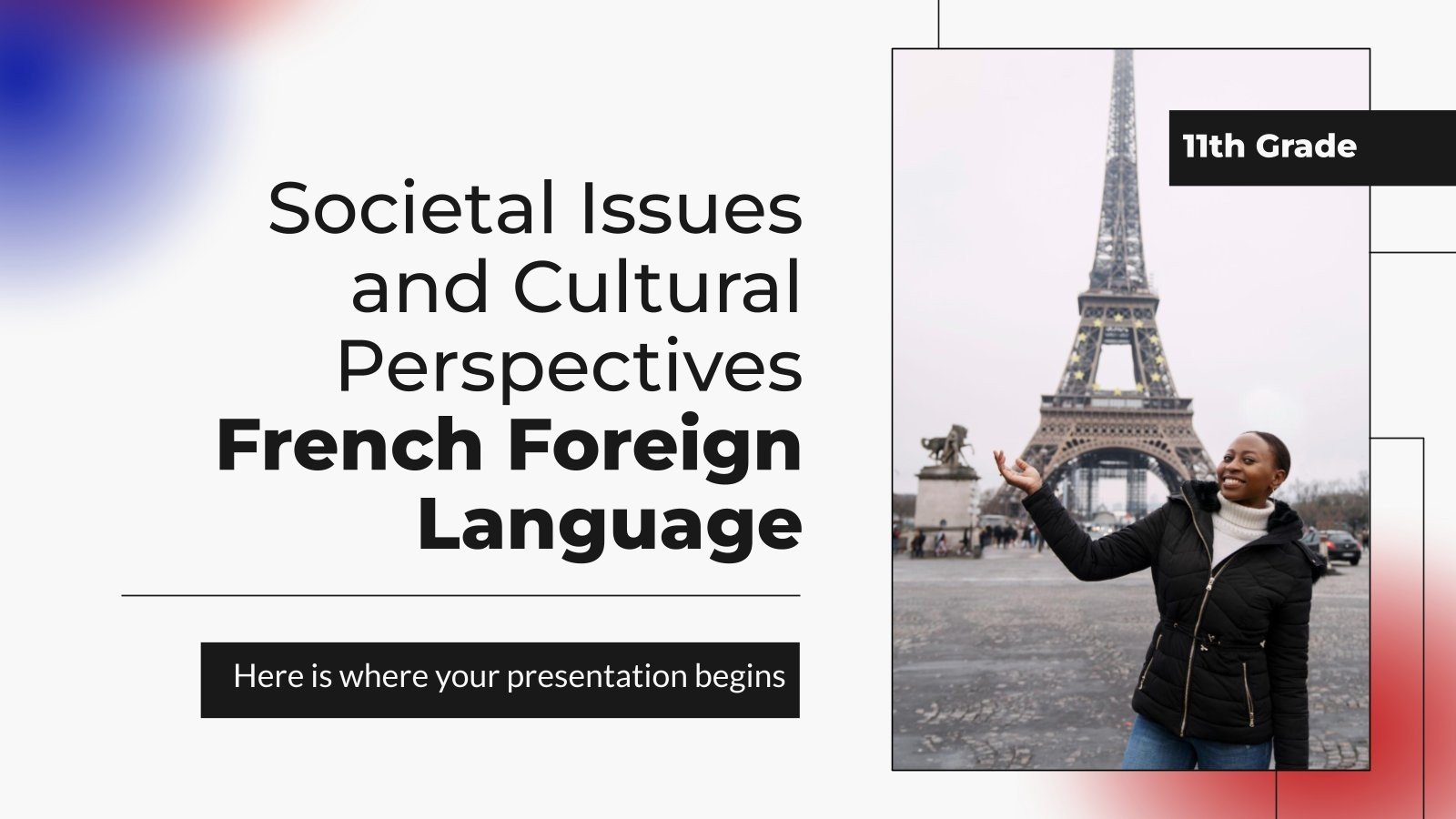 Cultural Perspectives - French - 11th Grade | Google Slides