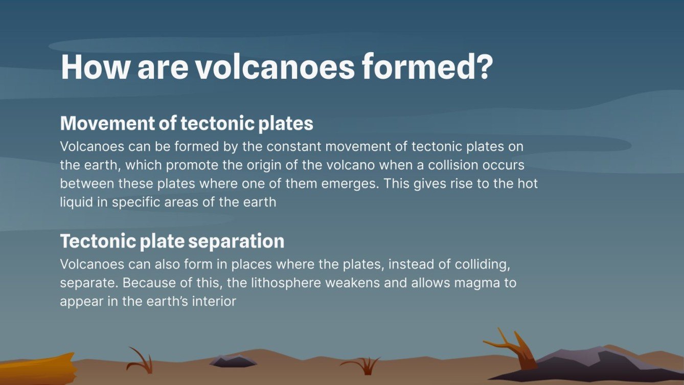 Volcanoes | Google Slides theme and PowerPoint template