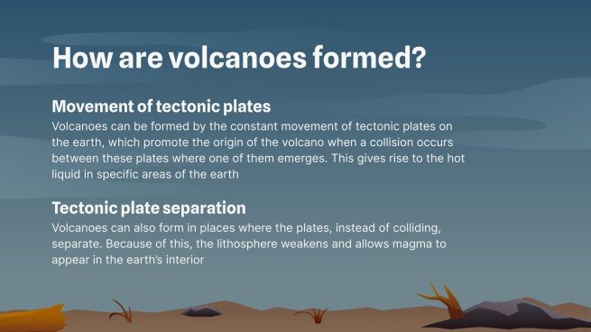 Volcanoes | Google Slides theme and PowerPoint template