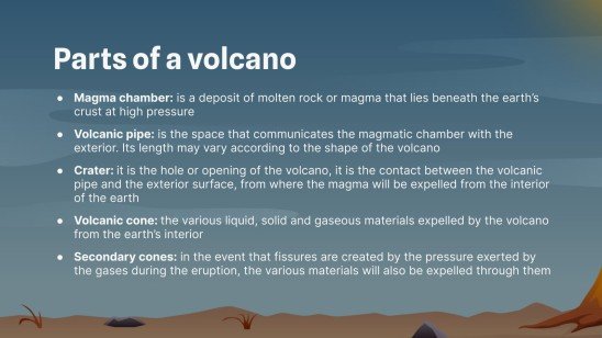 Volcanoes | Google Slides theme and PowerPoint template