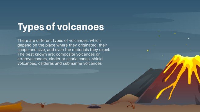 Volcanoes | Google Slides theme and PowerPoint template