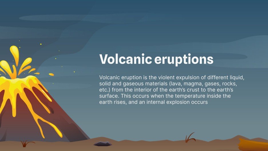 Volcanoes | Google Slides theme and PowerPoint template