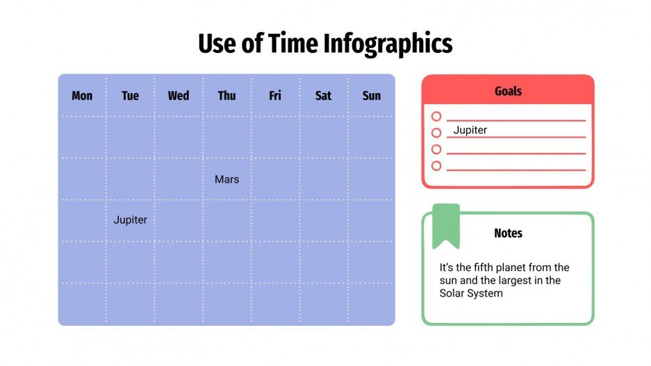 Infografías de uso del tiempo | Tema de Google Slides y PPT