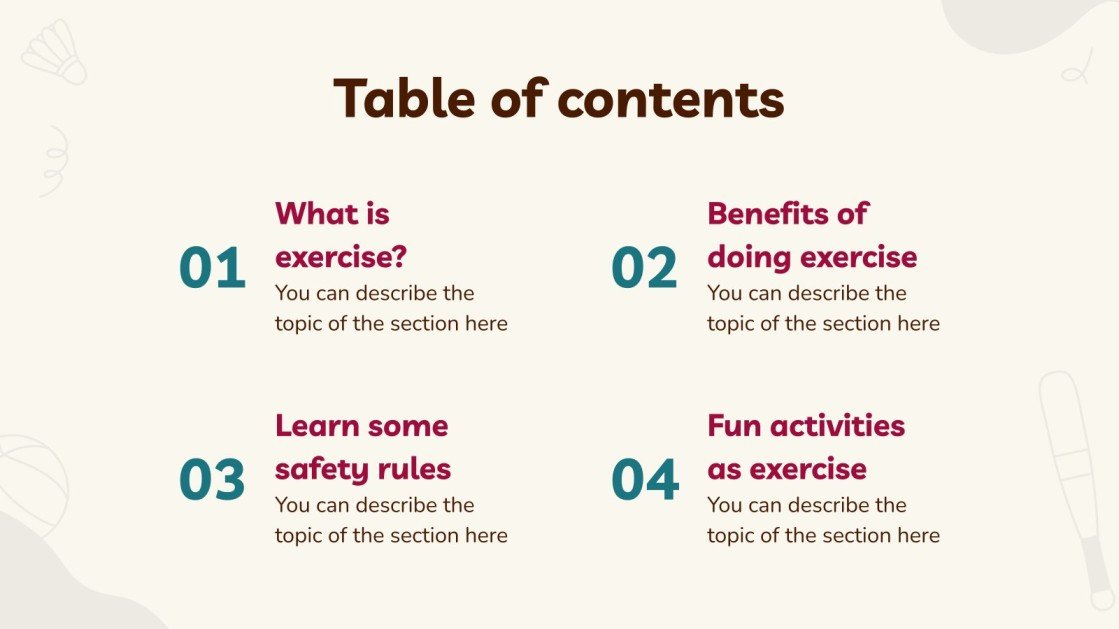 Exercise and Physical Fitness | Google Slides & PPT