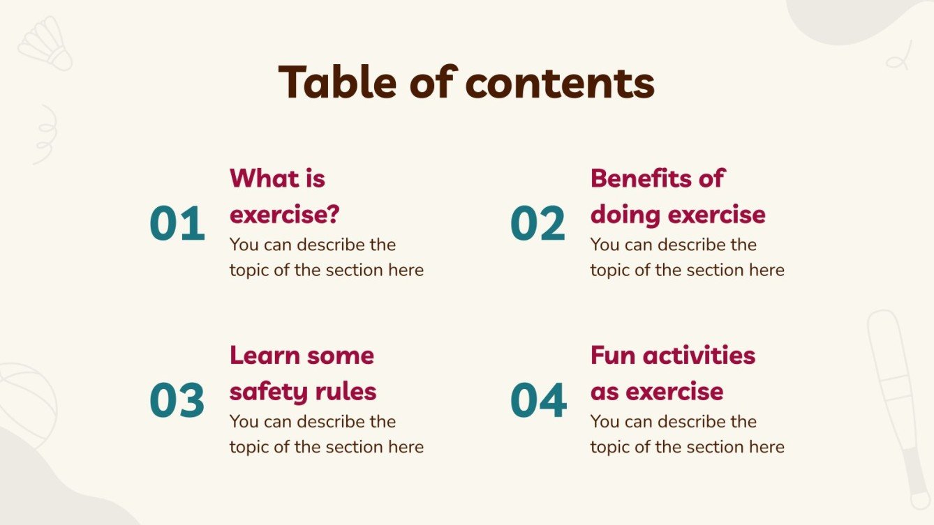 Exercise and Physical Fitness | Google Slides & PPT