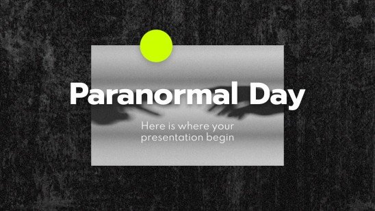Dia do Paranormal | Modelo do Google Slides e PowerPoint