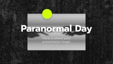 Plantillas gratis de estilo terror para Google Slides y PPT