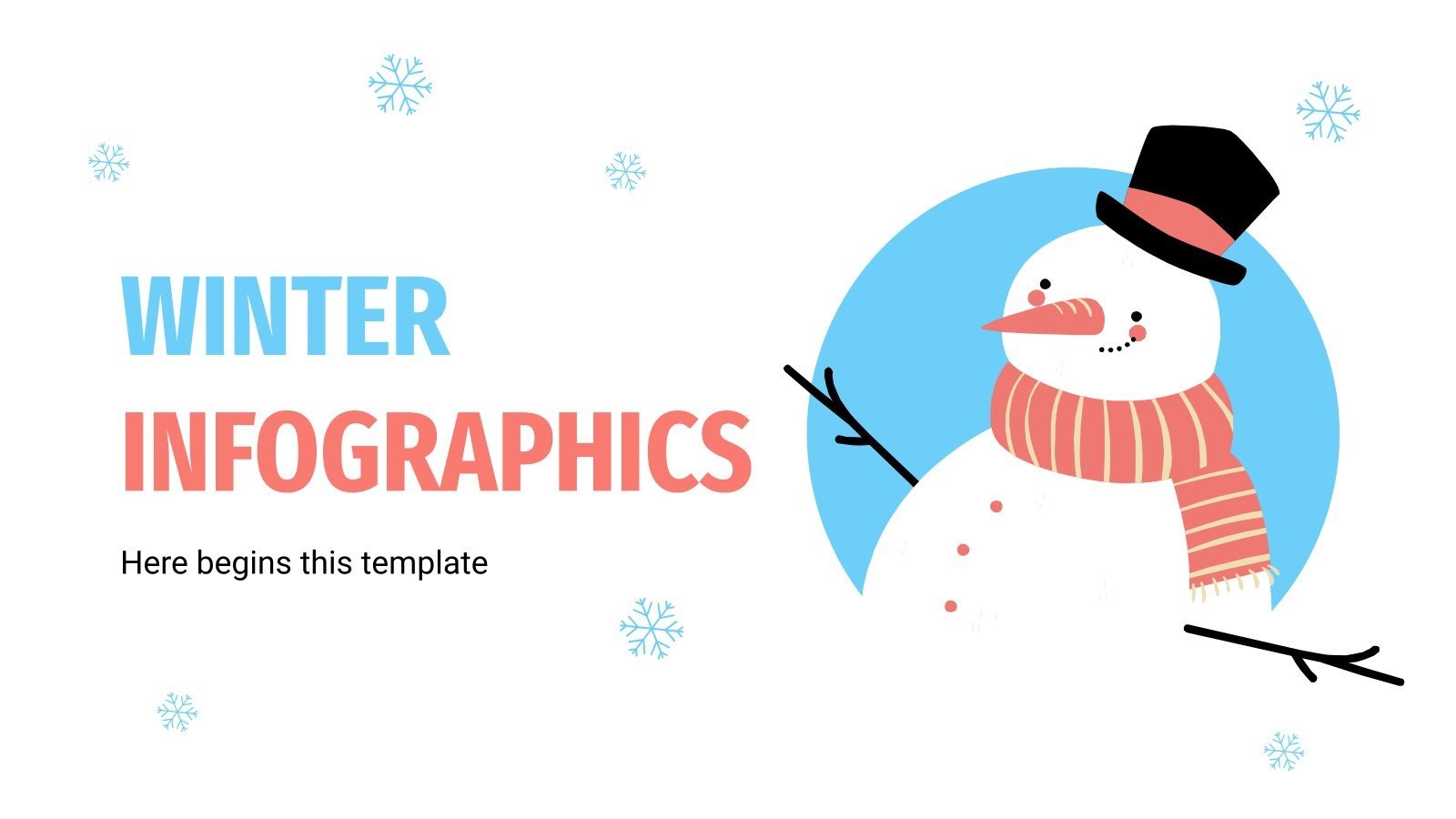 Winter Infographics | Template for Google Slides & PowerPoint