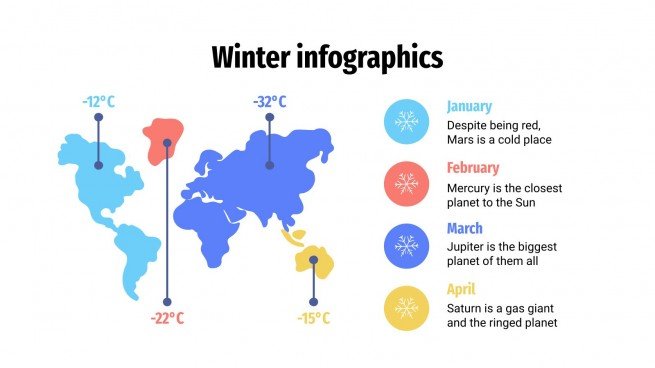 Winter Infographics | Template for Google Slides & PowerPoint