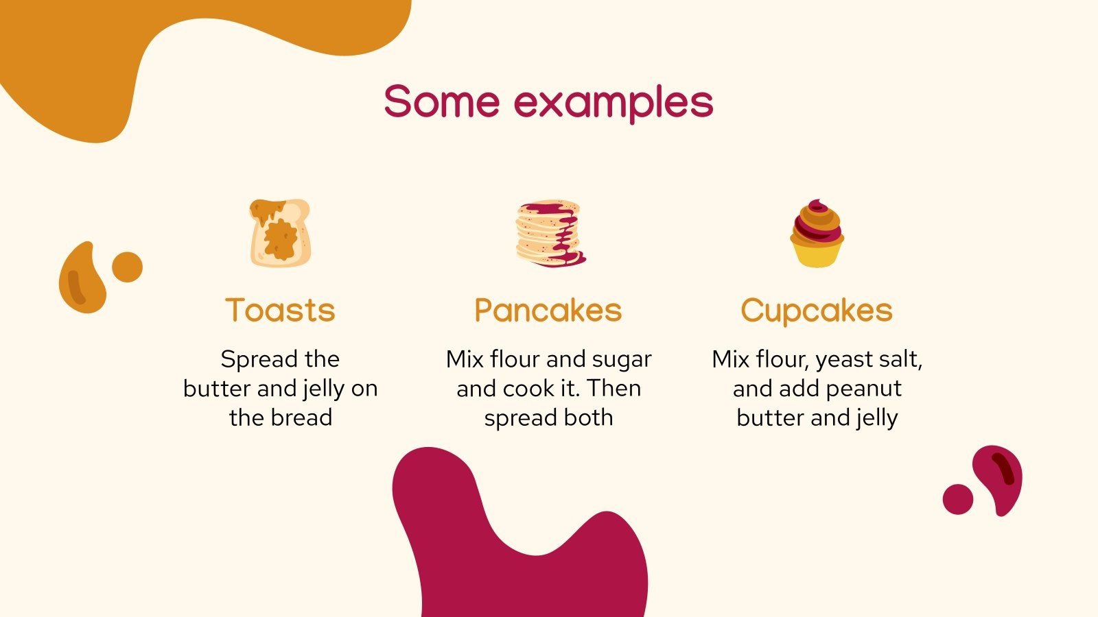 Peanut Butter and Jelly Recipes | Google Slides & PPT theme