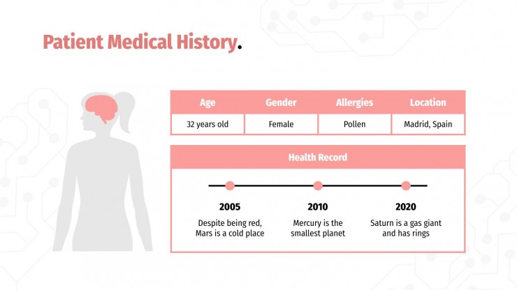 Neurology Clinical Case Google Slides and PowerPoint Template