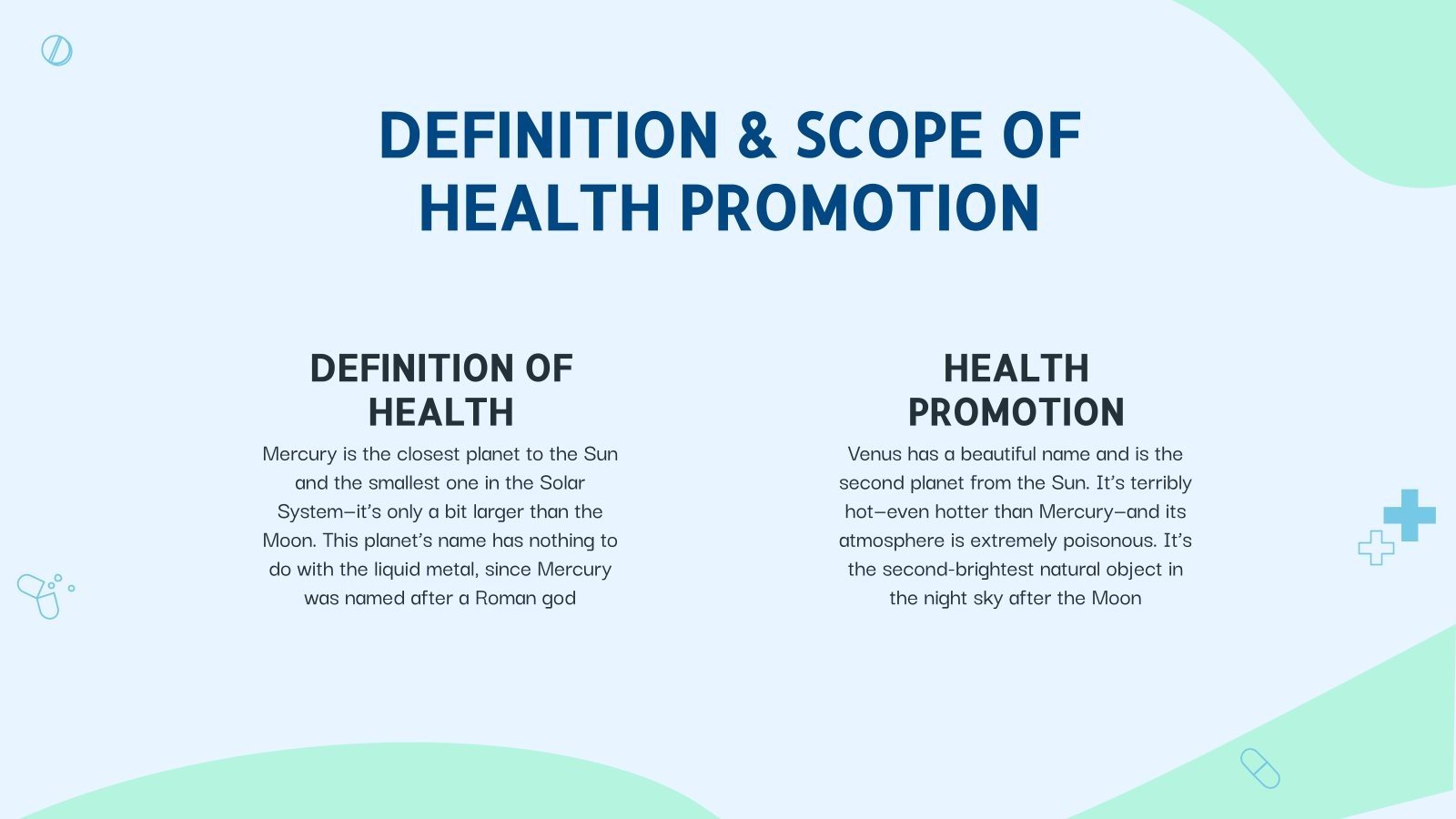 Pastel Duotone Health Theme | Google Slides & PowerPoint