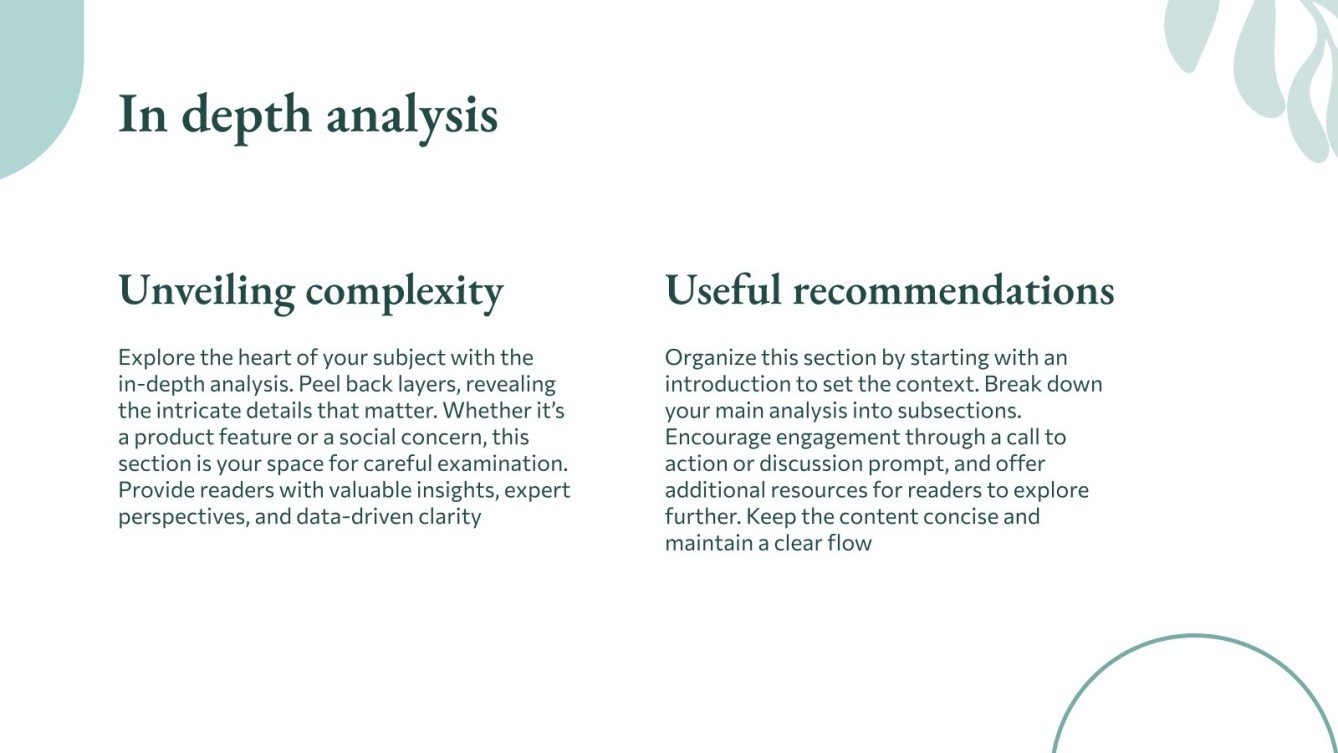 Aquatic Awe Newsletter | Google Slides & PowerPoint