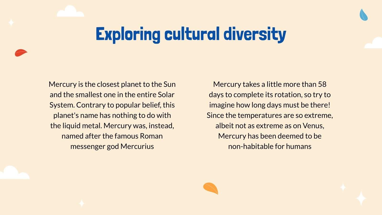 Cultural Diversity and Identity - French - 10th Grade