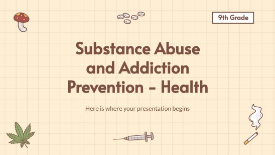 Plantillas sobre drogas para Google Slides y PowerPoint