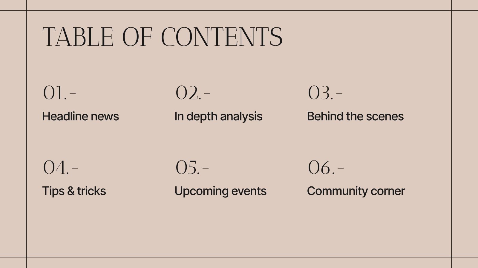 Newsletter de color Transcendent Pink | Google Slides y PPT