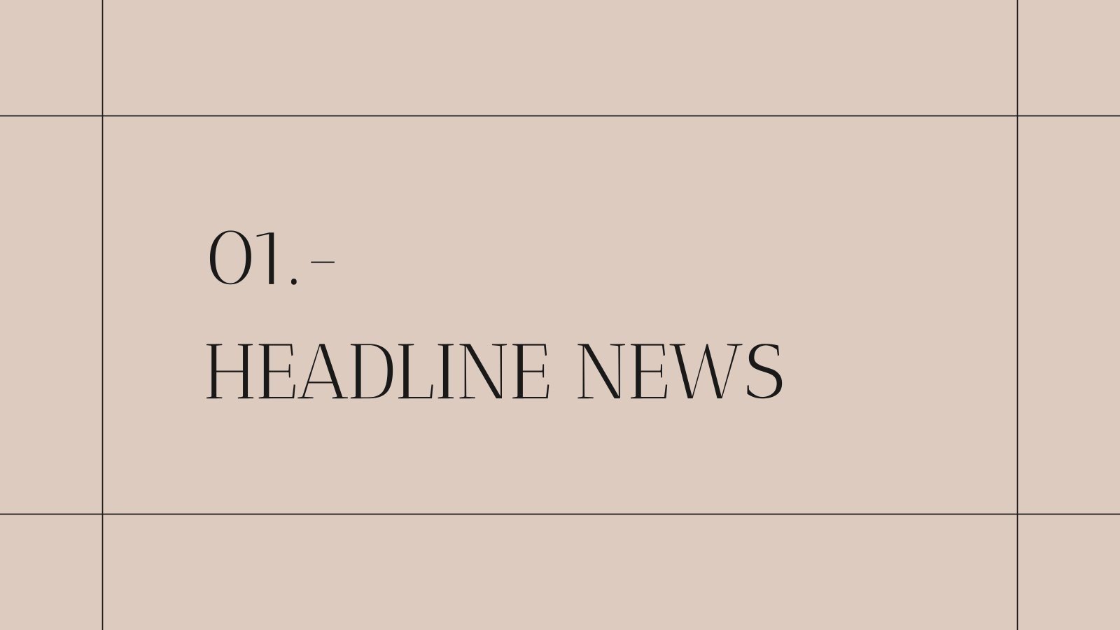 Newsletter de color Transcendent Pink | Google Slides y PPT