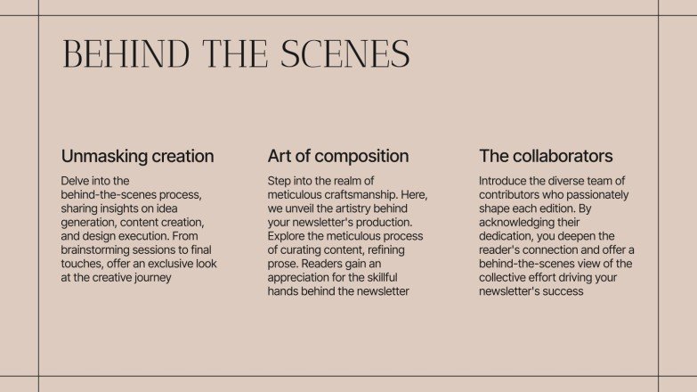 Newsletter de color Transcendent Pink | Google Slides y PPT