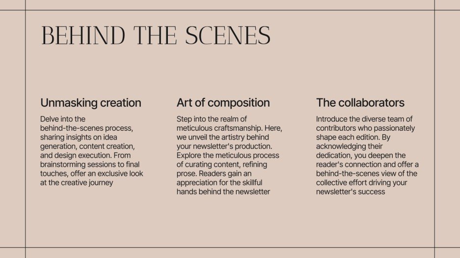 Newsletter de color Transcendent Pink | Google Slides y PPT