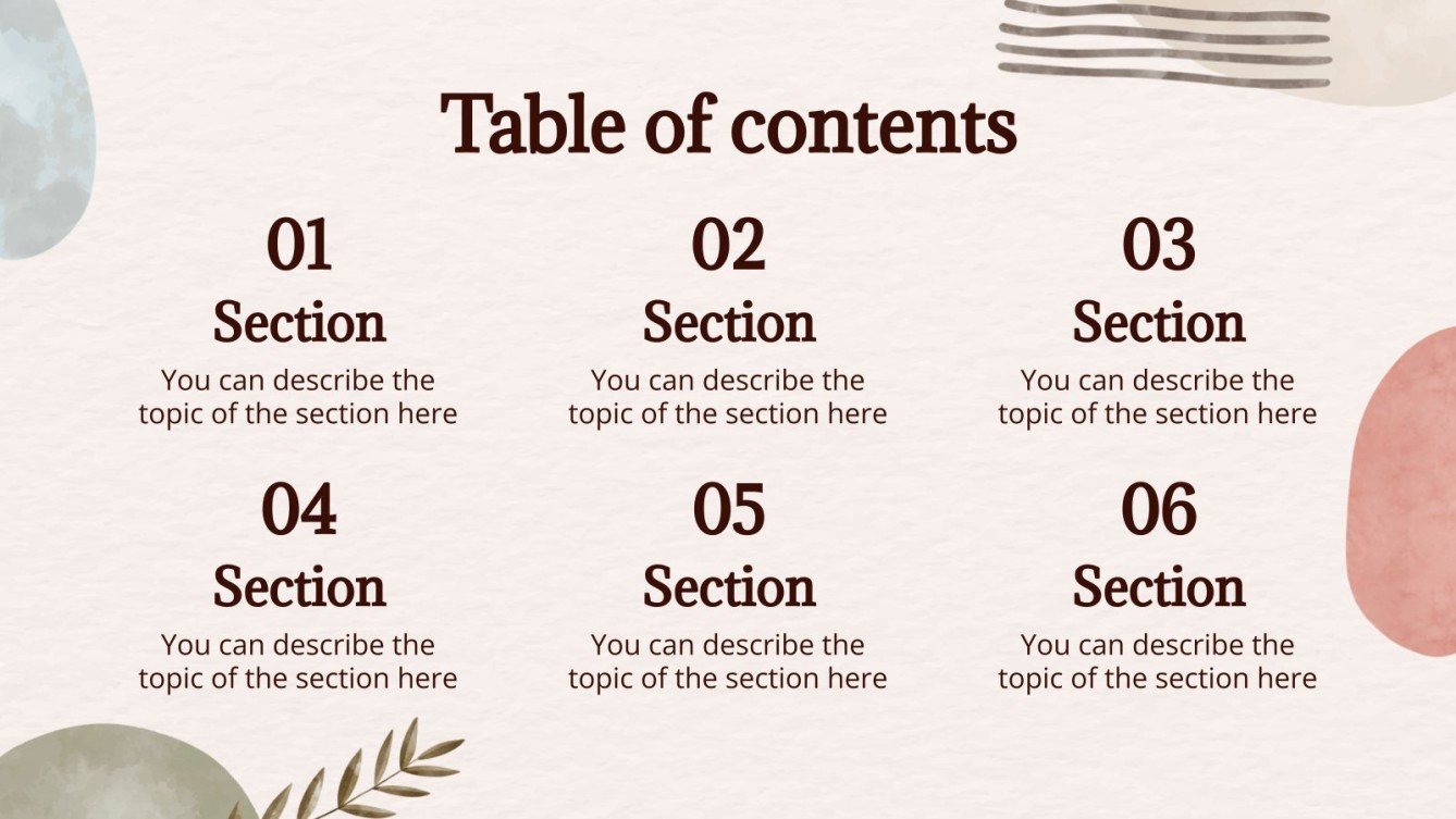 Boho Watercolor Aesthetic Theme | Google Slides & PPT