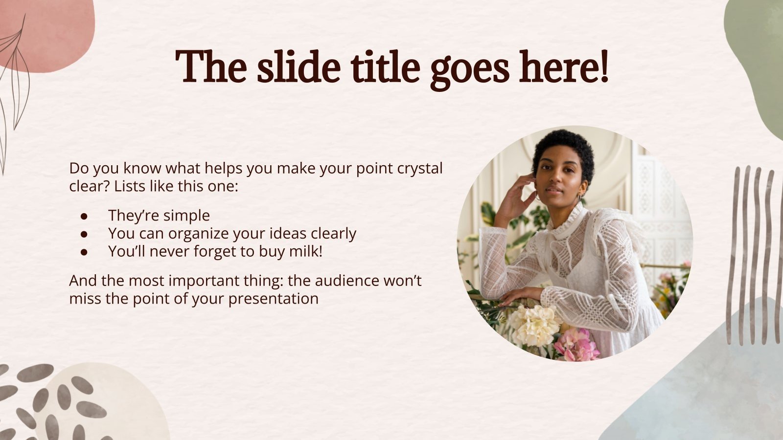 Boho Watercolor Aesthetic Theme | Google Slides & PPT