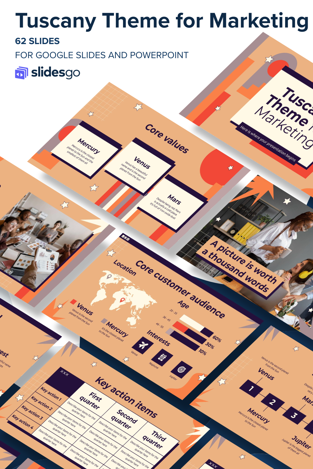 Tuscany Theme for Marketing | Google Slides & PPT