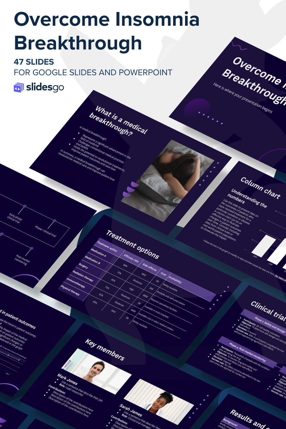 Overcome Insomnia Breakthrough | Google Slides & PowerPoint