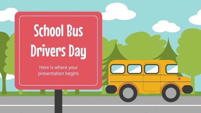 School Bus Drivers Day | Google Slides & PowerPoint theme