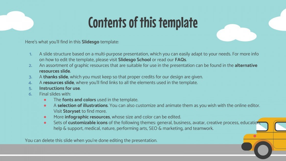 School Bus Drivers Day | Google Slides & PowerPoint theme