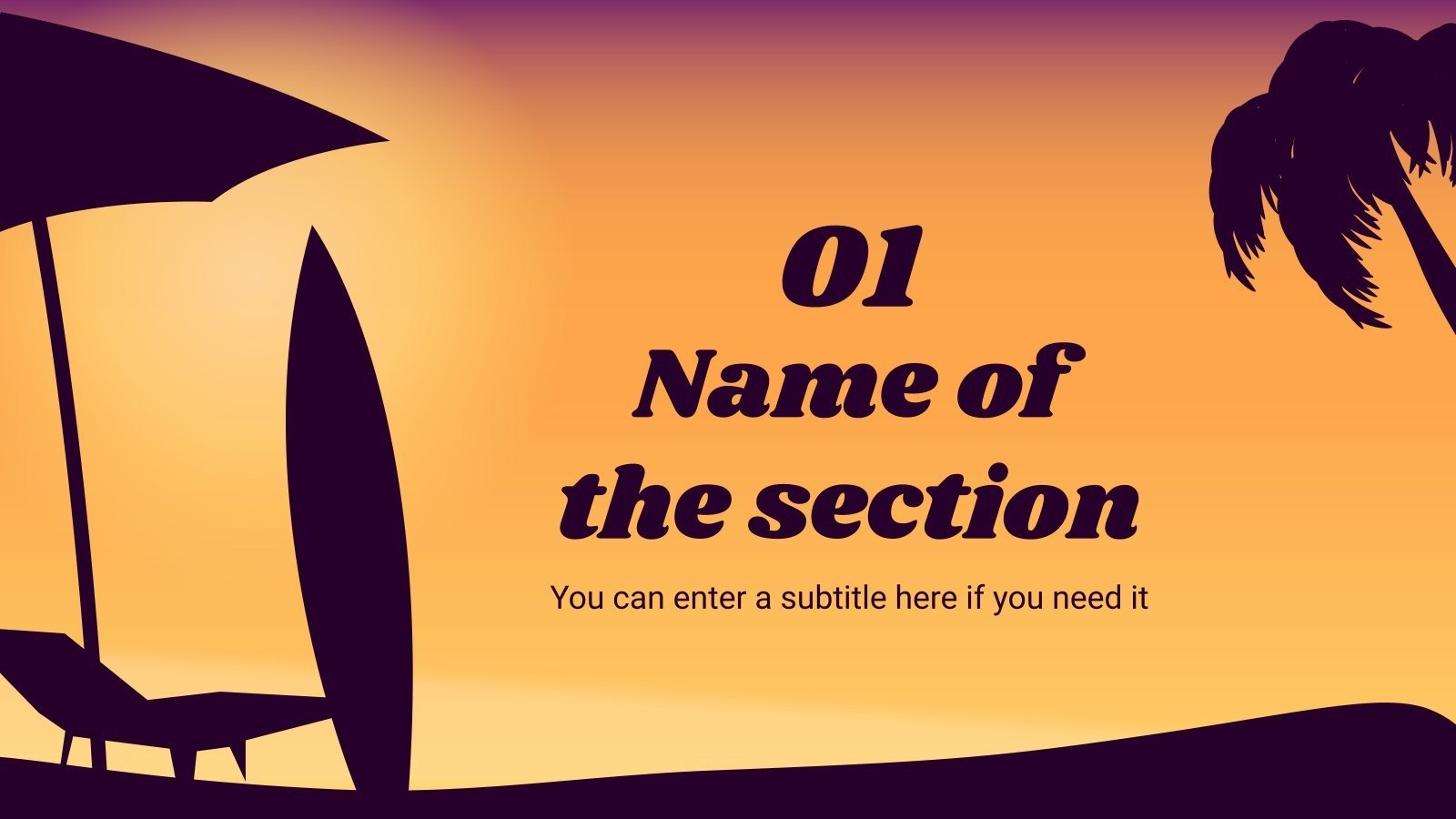 Beach Sunset Aesthetic Theme | Google Slides & PowerPoint