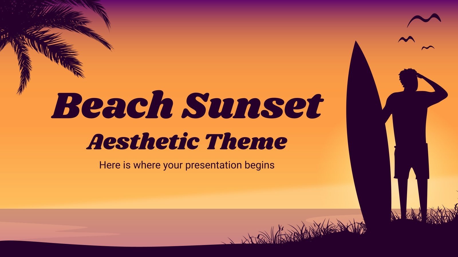 Free Sunset-themed templates for Google Slides & PowerPoint