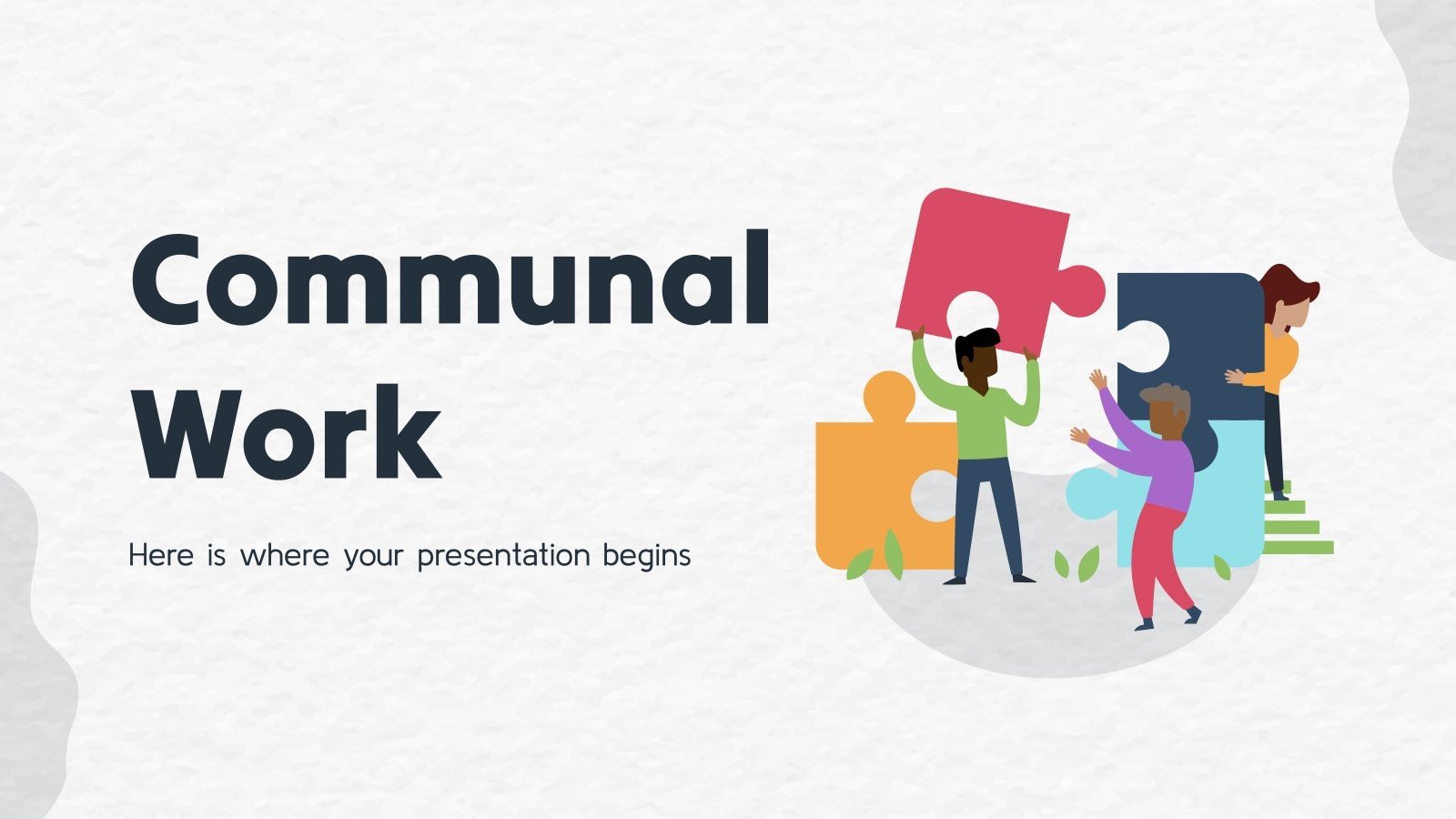 Plantillas gratuitas sobre comunidad para Google Slides y PPT