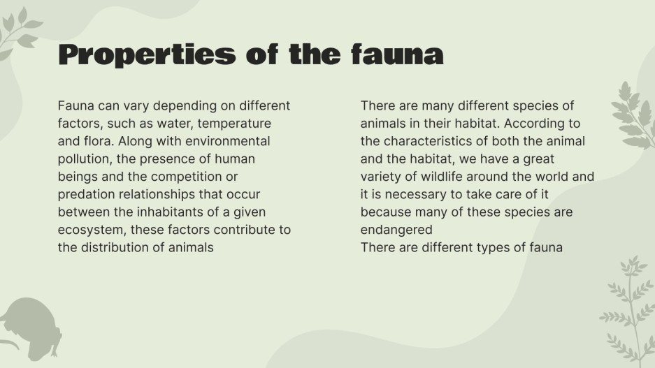 Flora and Fauna: What Are They? | Google Slides & PPT