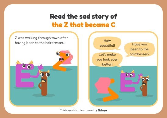 My First Letters - Z - Spanish Class | Google Slides & PPT