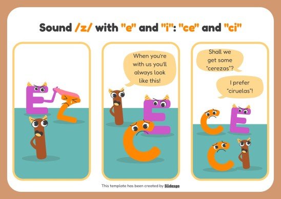 My First Letters - Z - Spanish Class | Google Slides & PPT