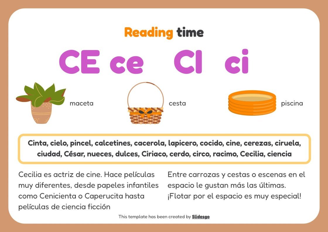 My First Letters - Z - Spanish Class | Google Slides & PPT