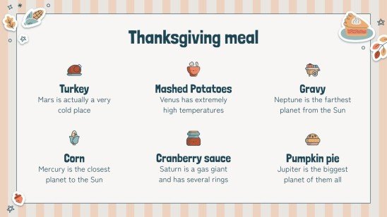 Thanksgiving Break for Pre-K | Google Slides & PPT