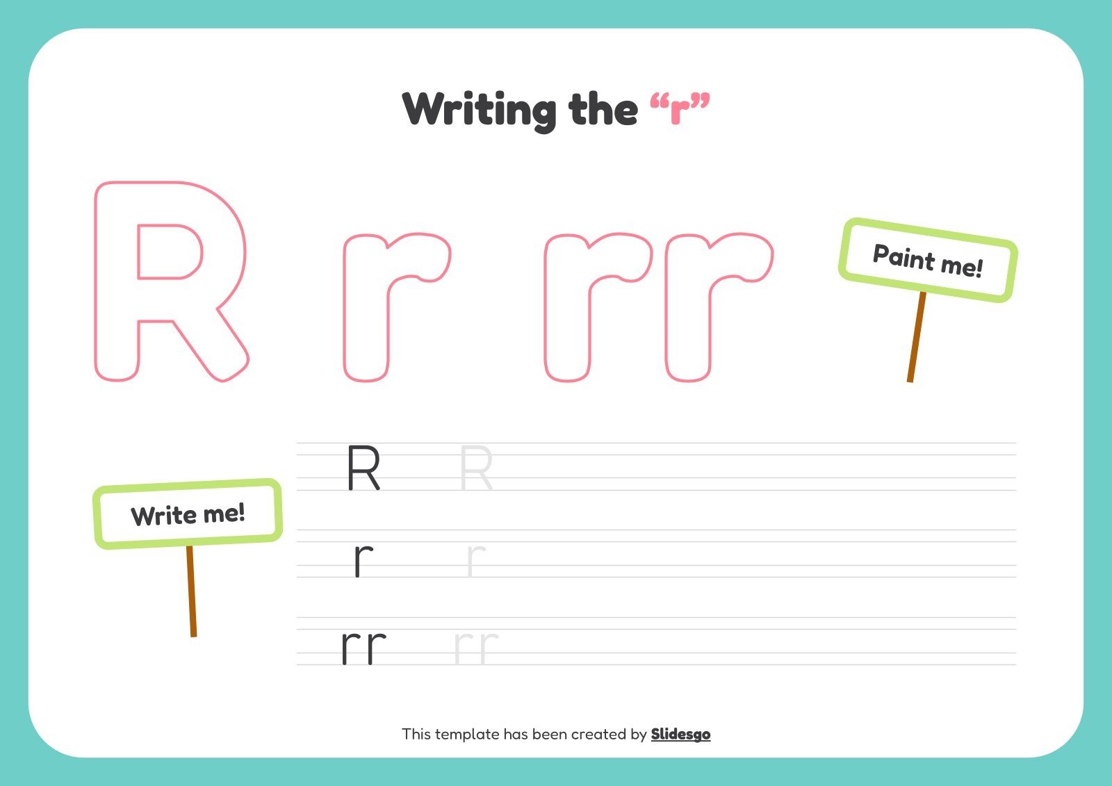My First Letters - R, RR - Spanish Class | Google Slides