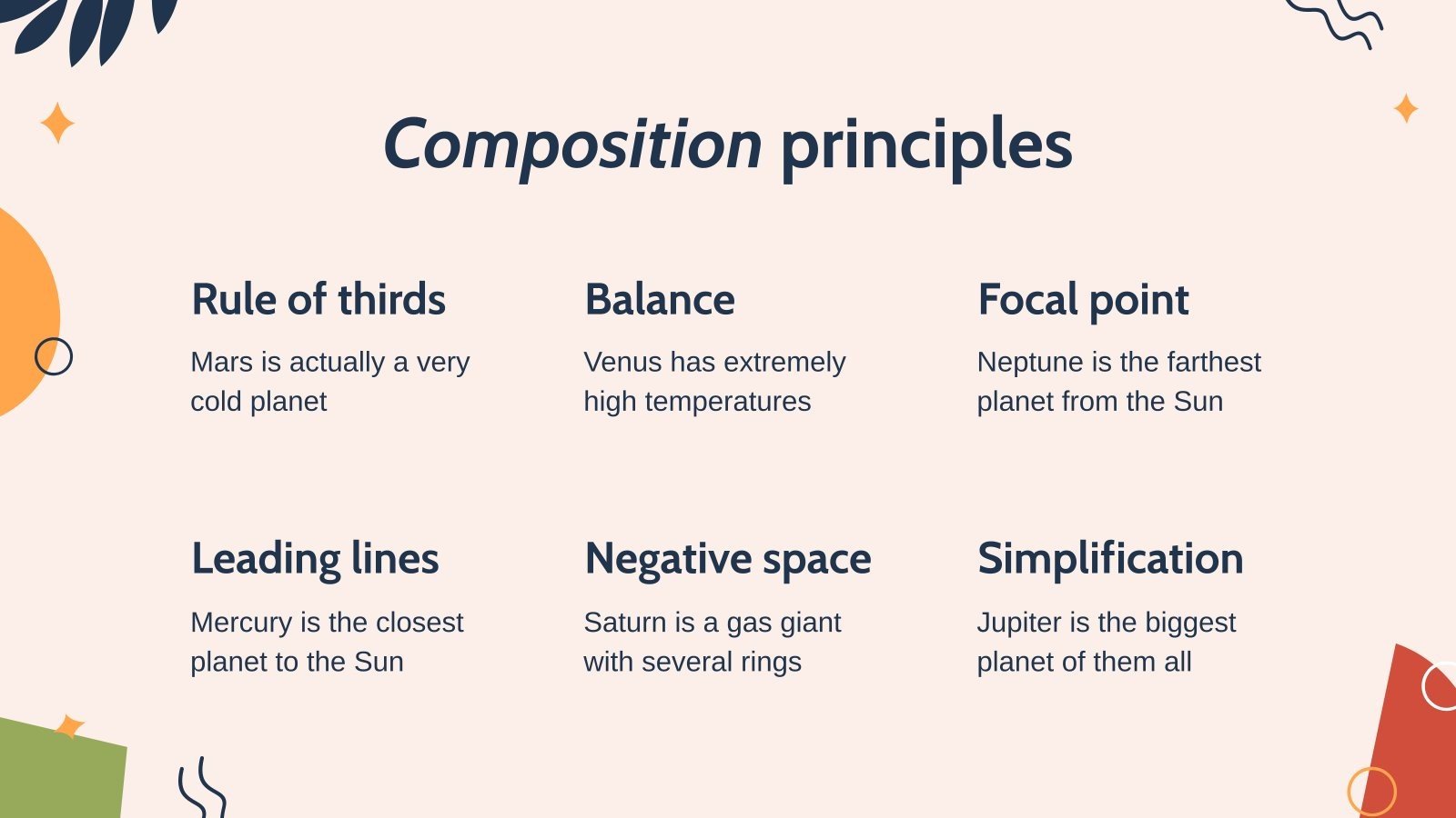 Drawing Lesson: Techniques and Composition | Google Slides