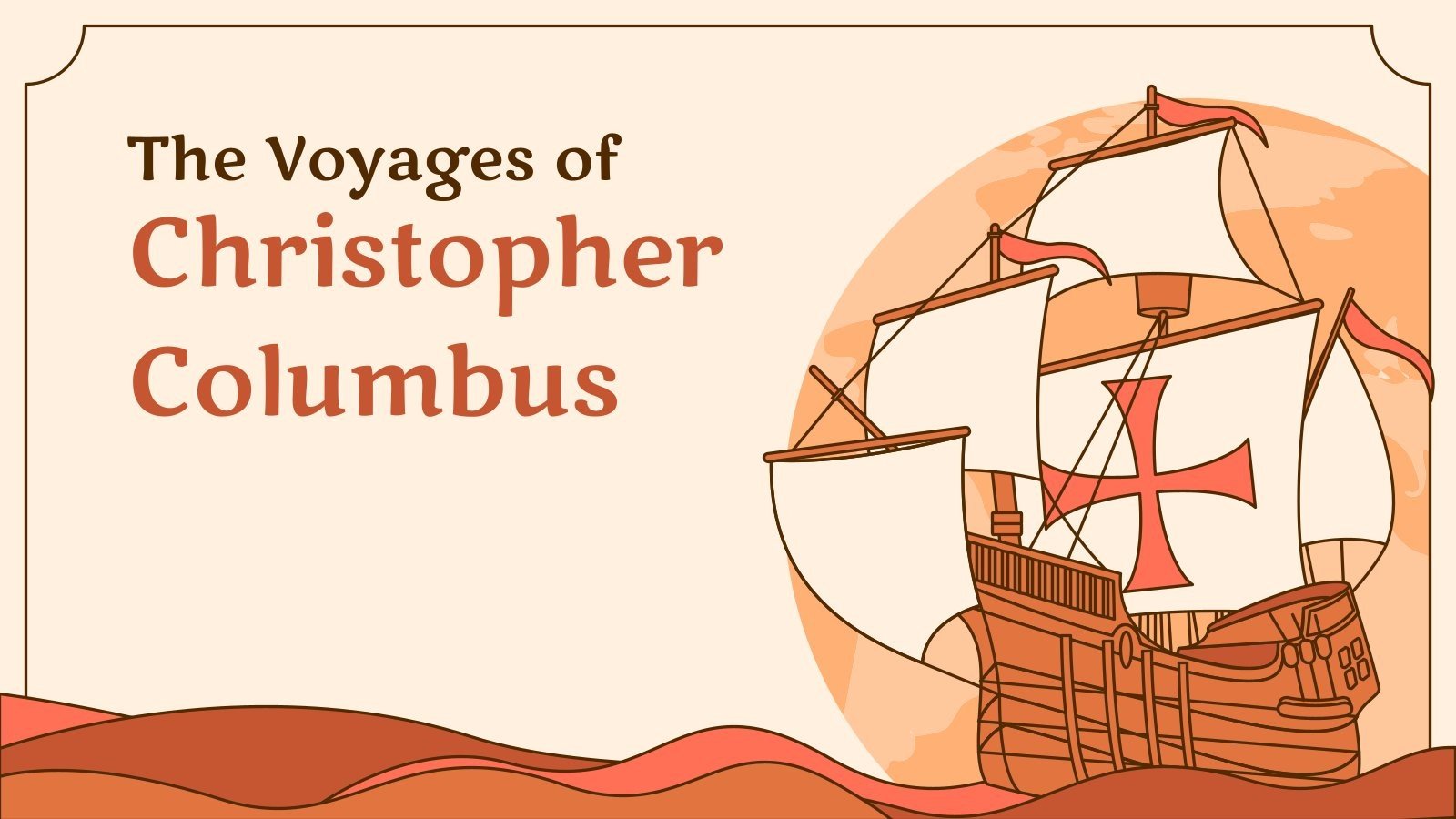 The Voyages of Christopher Columbus | Google Slides & PPT