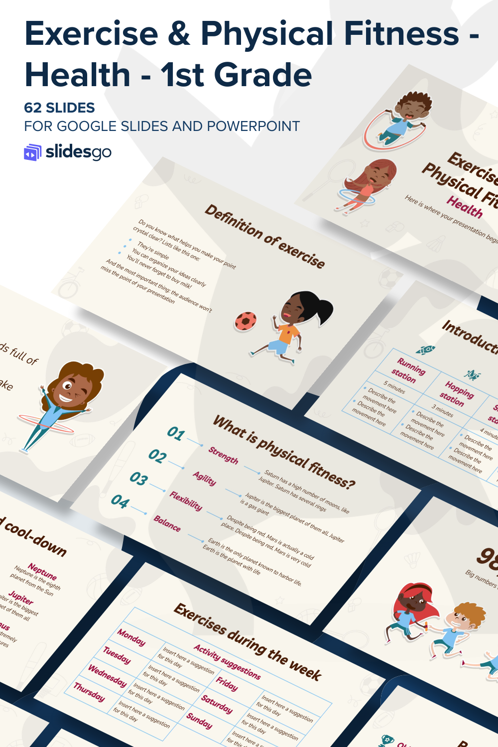 Exercise and Physical Fitness | Google Slides & PPT