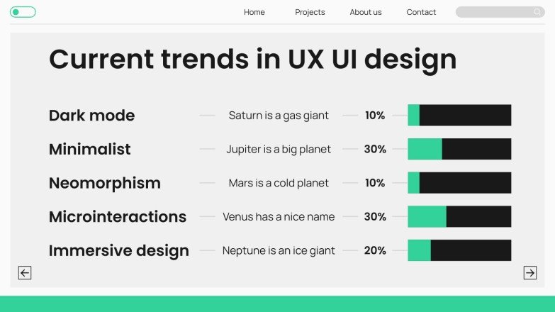 Elegant Flat UI UX Style Theme | Google Slides & PowerPoint